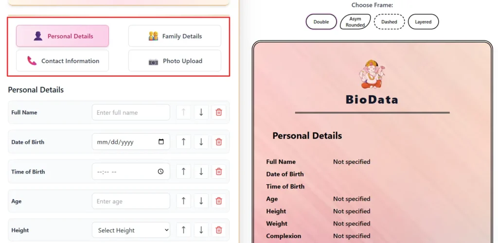 How to Create Biodata for Marriage in 10 Minutes (Step-by-Step Guide ...