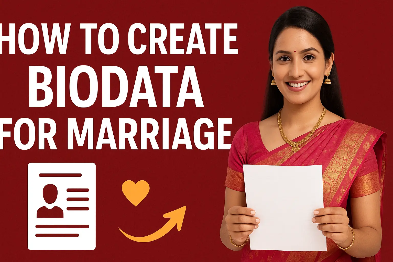 How to Create Biodata for Marriage in 10 Minutes (Step-by-Step Guide ...